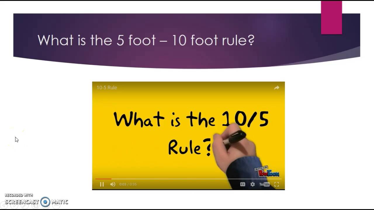 5ft 10ft Rule training Video YouTube 5ft-10ft-rule-training-video-youtube