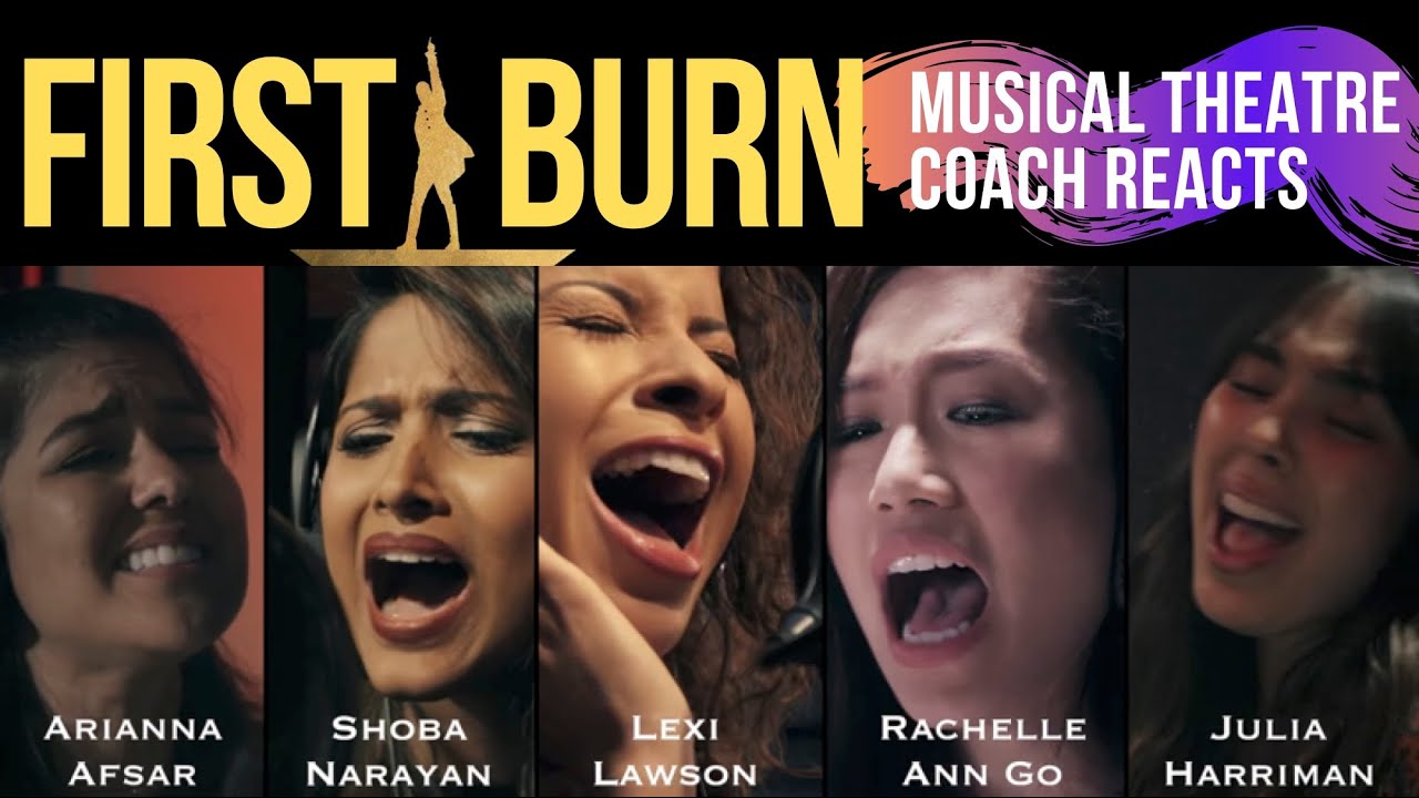 Musical Theatre Coach Reacts (FIRST BURN) Hamilton Drops - YouTube