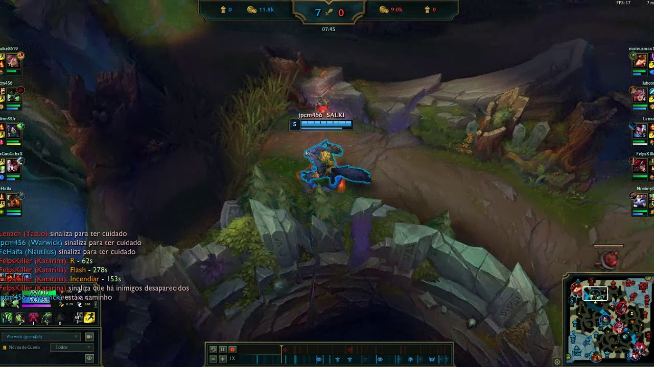 Warwick Jungle 14/5/9 (Meu Warwick e muito forte ) - YouTube