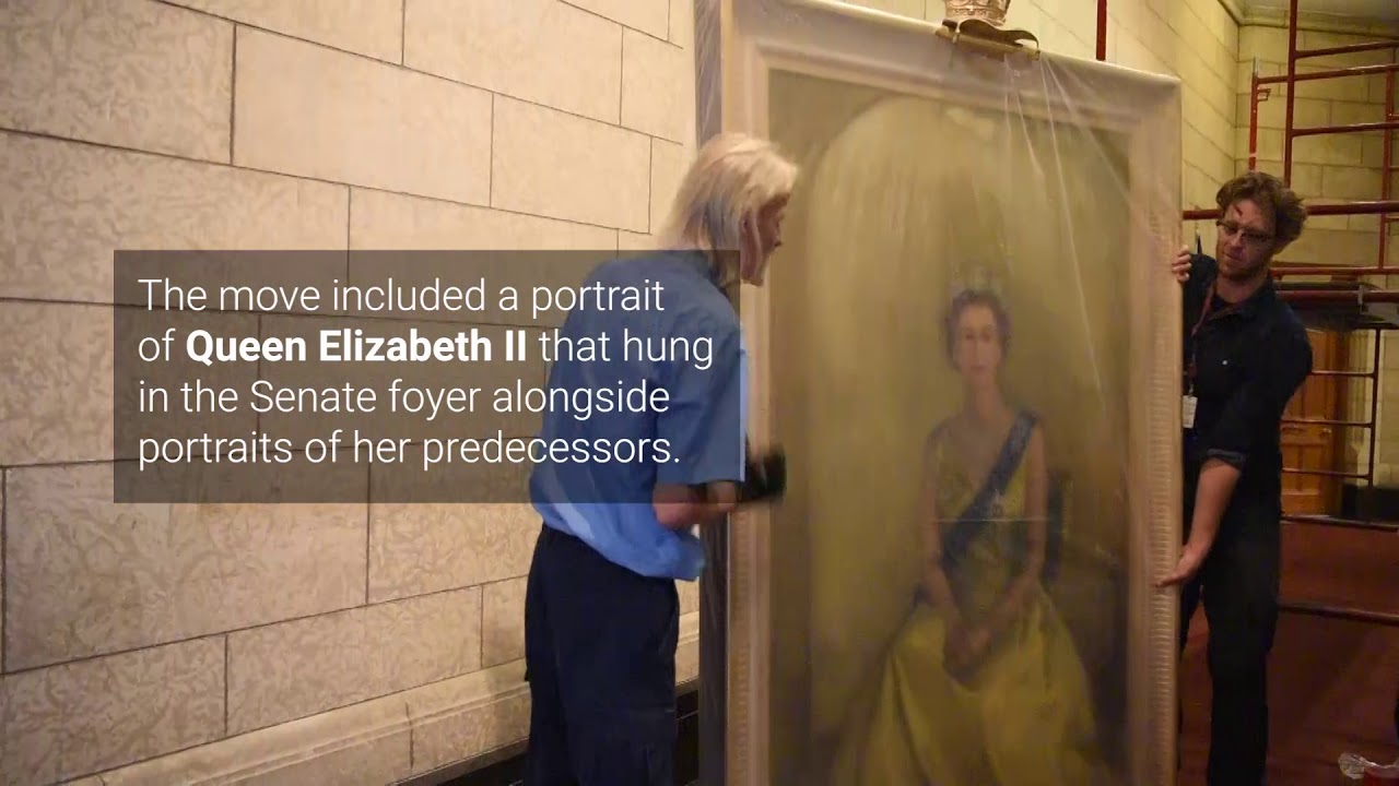 Moving pieces: Senate art collection leaves Centre Block - YouTube