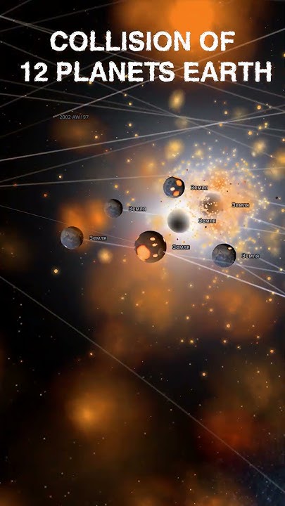 Collision of 12 planets earth Universe Sandbox 2 - YouTube