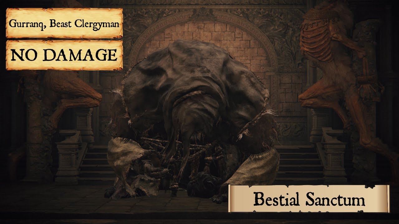 Elden Ring #265 - Gurranq, Beast Clergyman (Bestial Sanctum) [No Damage ...