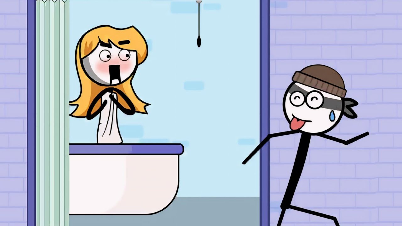 Stickman Thief Android - Funny Stickman Robber Puzzle Game - All Levels ...