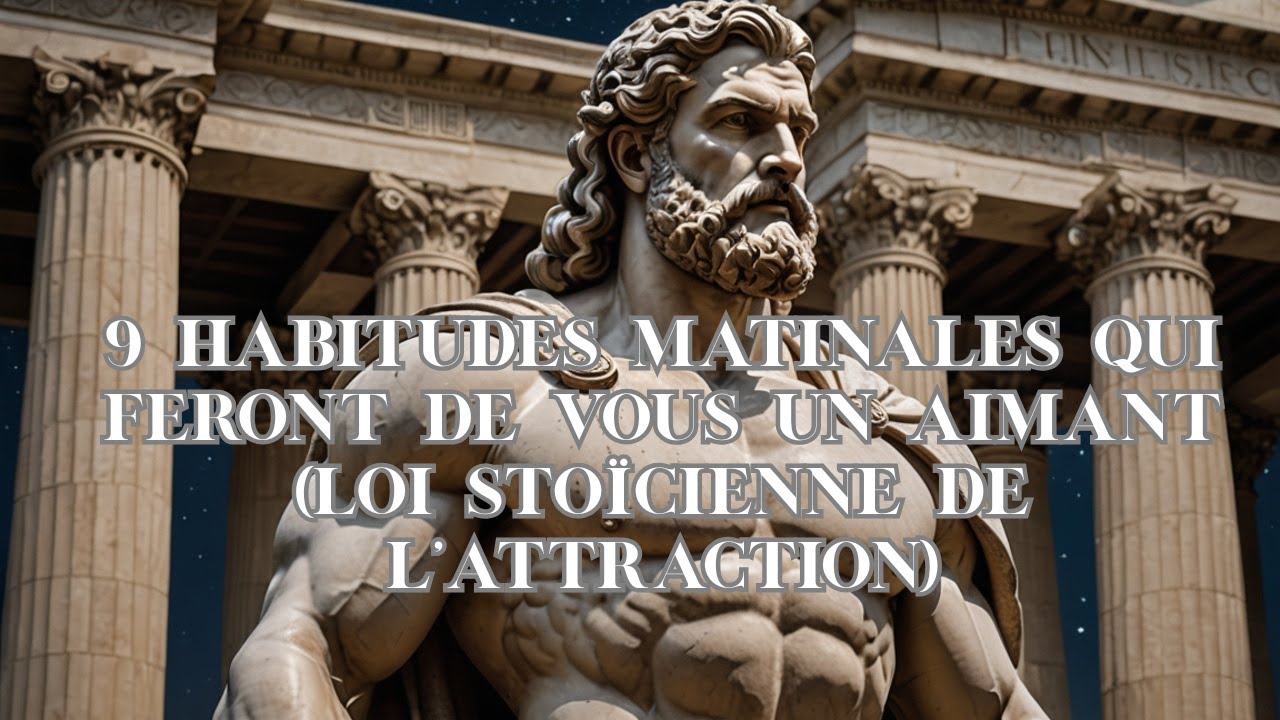 9 habitudes matinales qui feront de vous un AIMANT loi stoïcienne de l ...