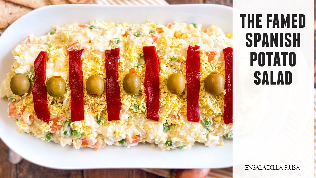 Hands-Down the BEST Potato Salad EVER | Spanish Ensaladilla Rusa Recipe ...