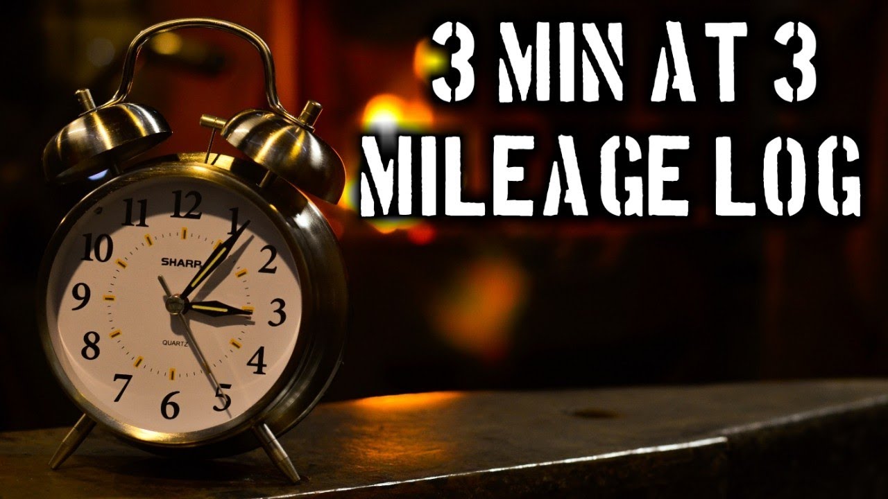 Keeping A Mileage Log For Taxes YouTube Keeping A Mileage Log For Taxes YouTube