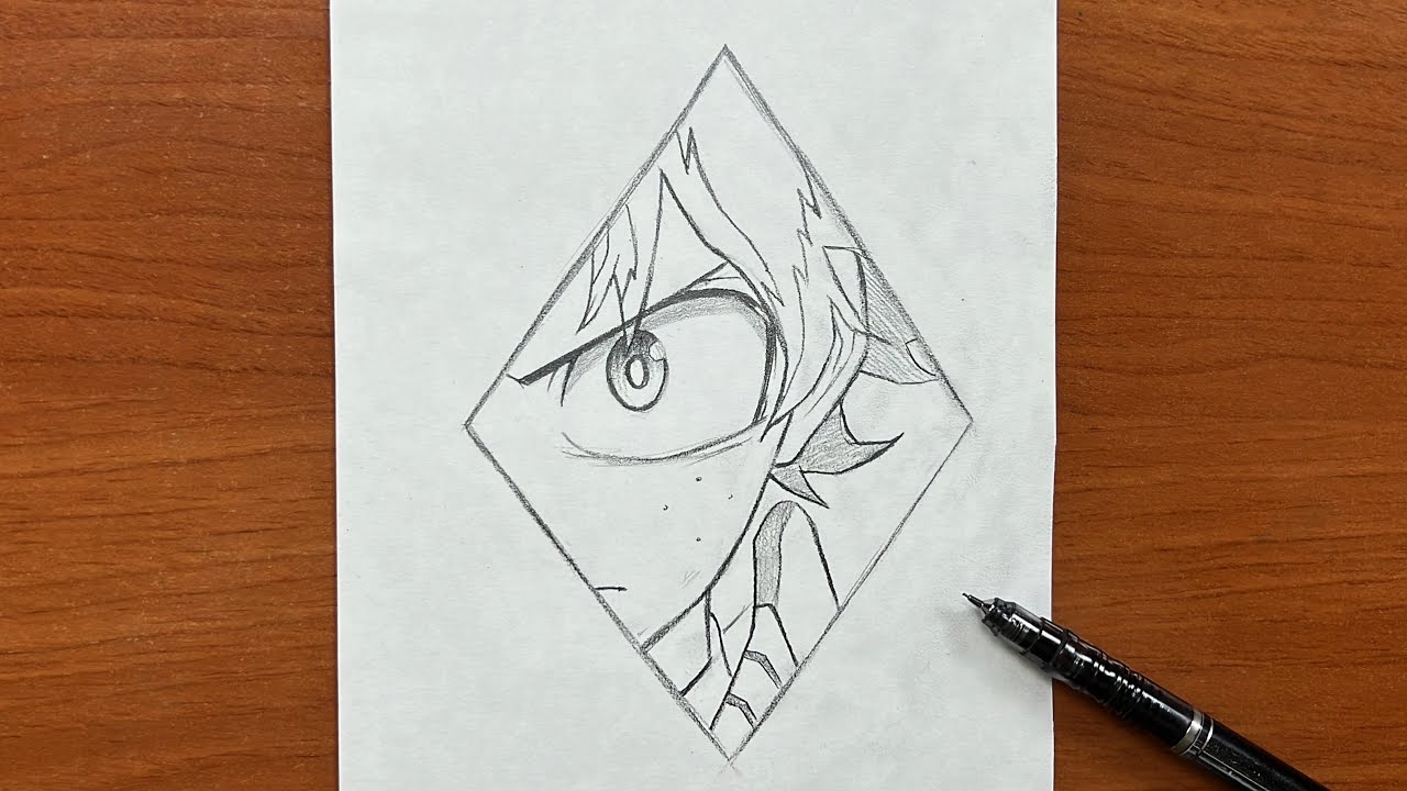 How to draw deku step-by-step | Easy anime drawing - YouTube
