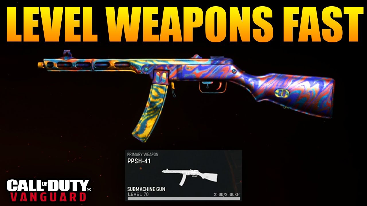 Call of Duty Vanguard: Fastest Way To Level Weapons (Gun XP Fast) - YouTube