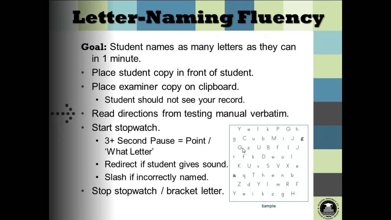 Idaho Reading Indicator Proctor Training - Spring, 2014 - YouTube