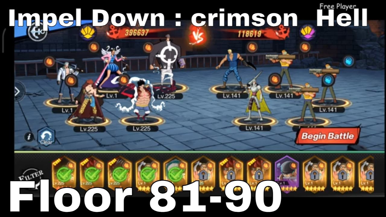 Impel Down : crimson Hell Floor 81-90 New World: Vigour Voyage | One ...