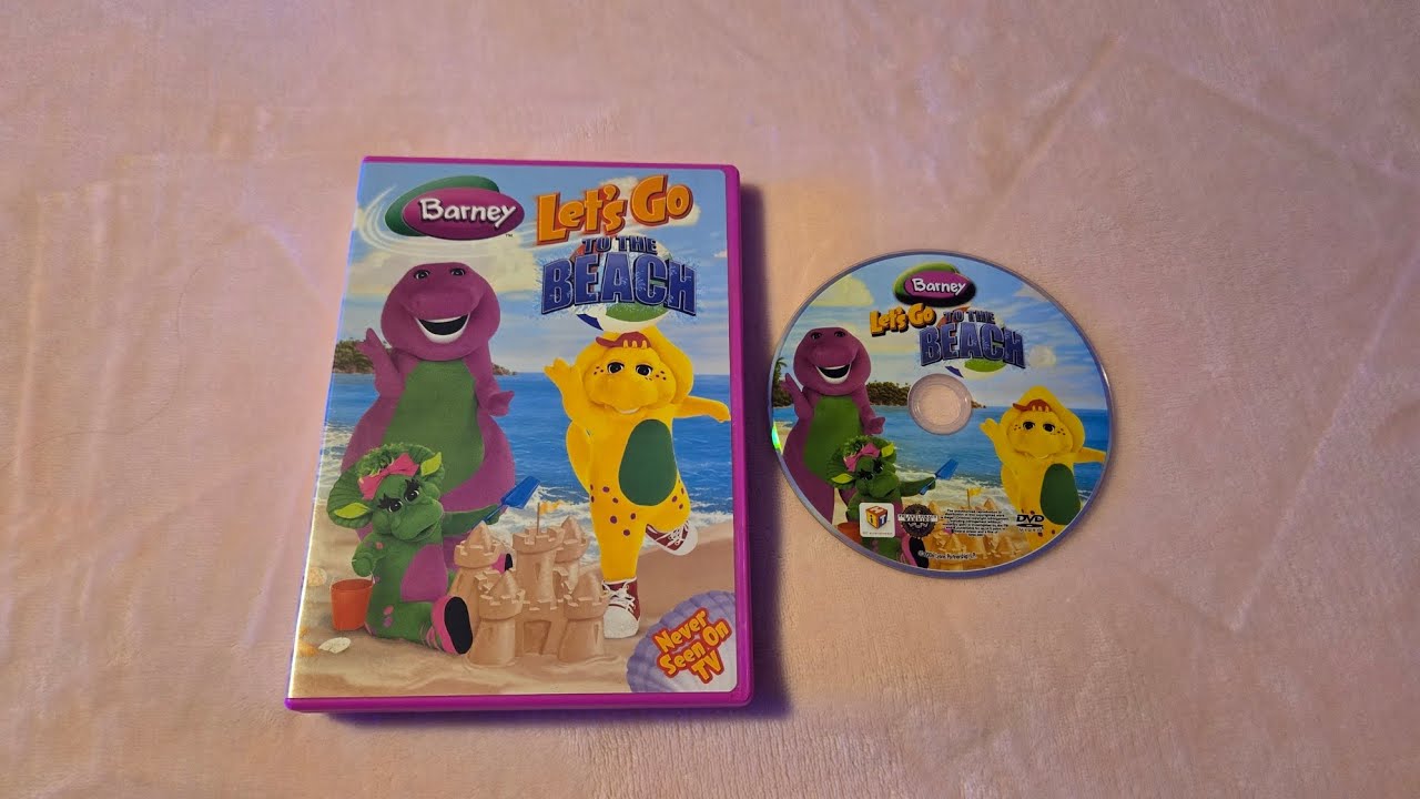 Barney Let's Go To The Beach 2006 DVD Menu Walkthrough - YouTube