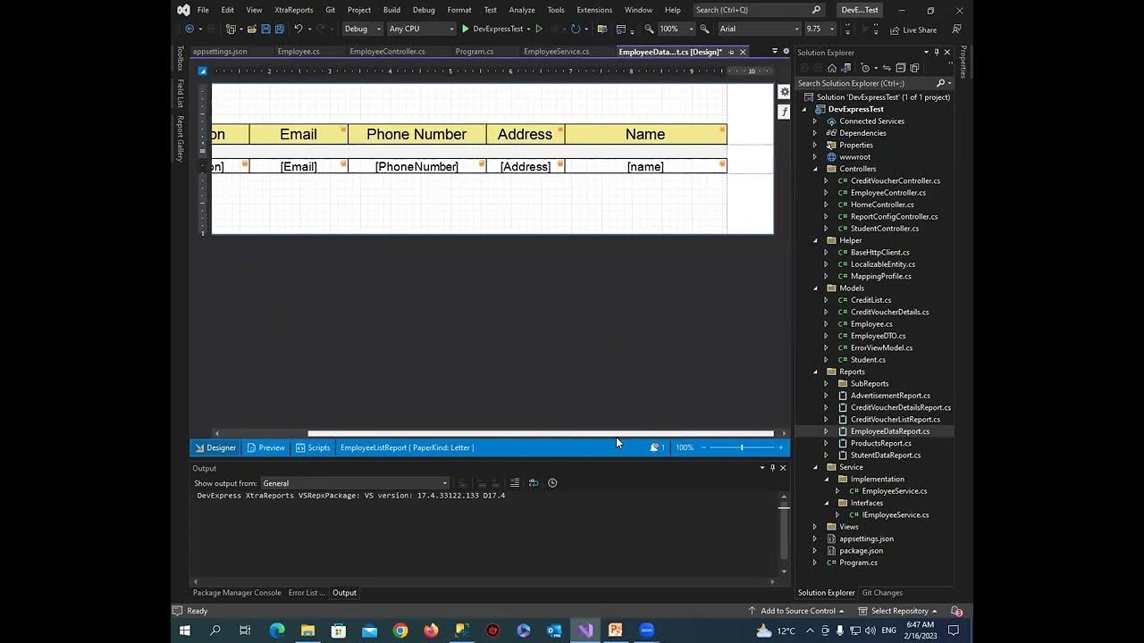 14.DevExpress Reports:Localization With Table Data Asp.net core in Arabic بالعربي - YouTube