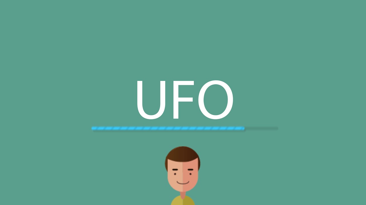 Ufo pronunciation - YouTube