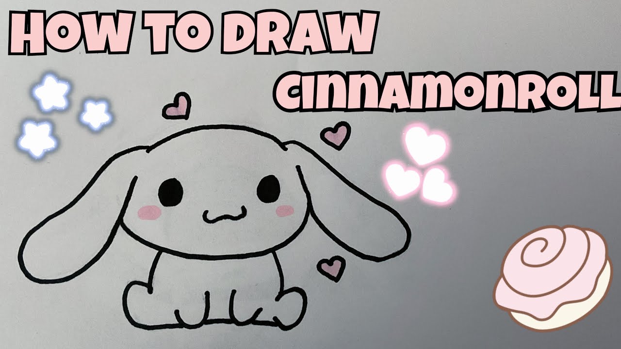 how to draw cinnamonroll♡ - YouTube