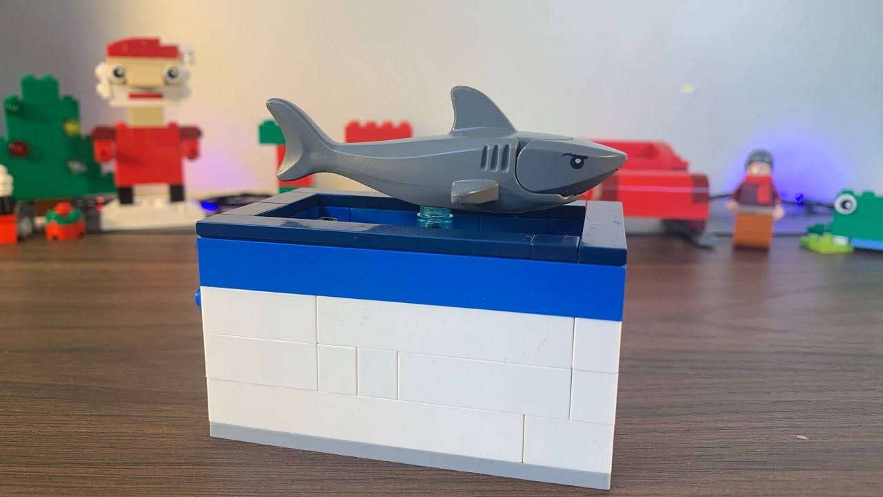 How to make a moving lego shark - YouTube