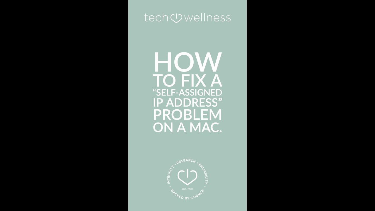 FIX YOUR SELF ASSIGNED IP ADDRESS PROBLEM ON A MAC - YouTube