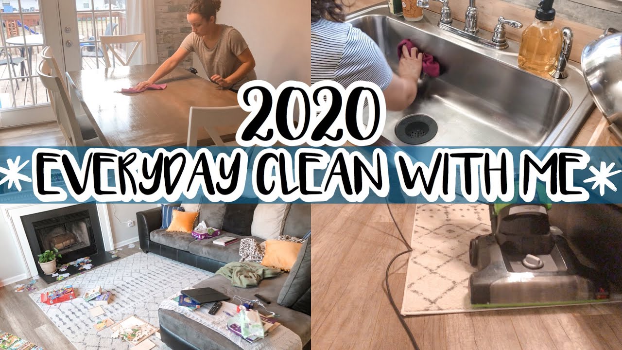 MY EVERYDAY CLEANING ROUTINE 2020 | SPEED CLEAN WITH ME | REALISTIC ...