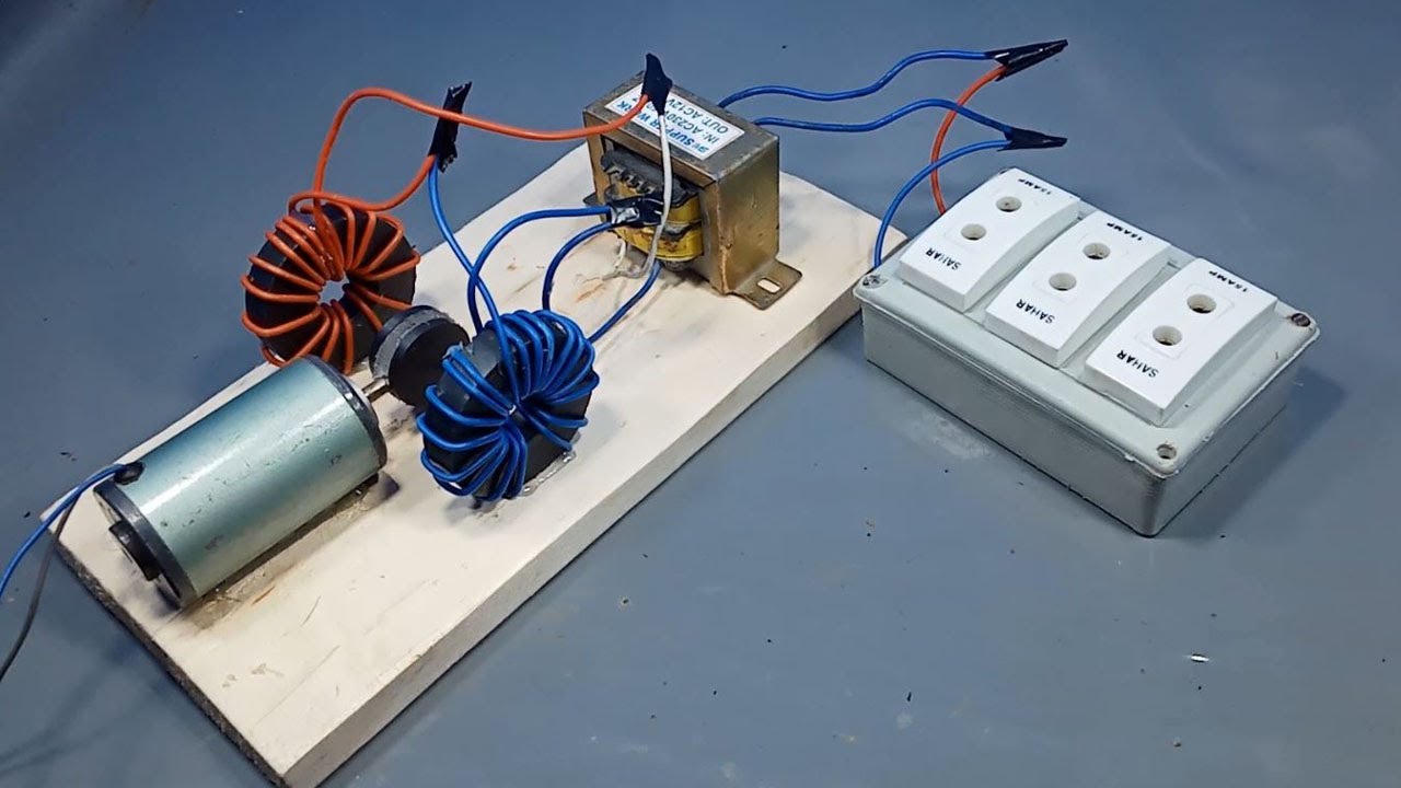 100% Free Energy Generator 220V with Magnets and Motor - YouTube
