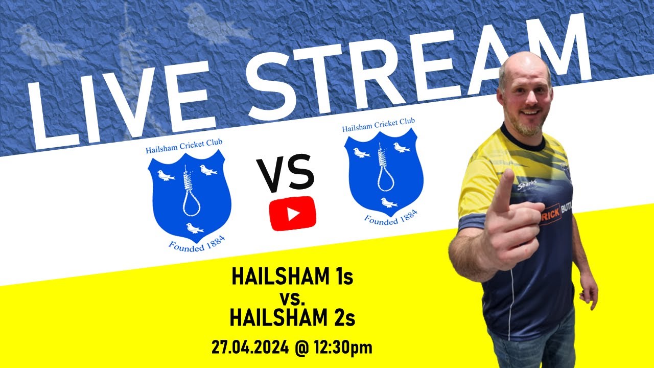 LIVE: Hailsham 1st XI V Hailsham 2nd XI (Pre Season) - YouTube