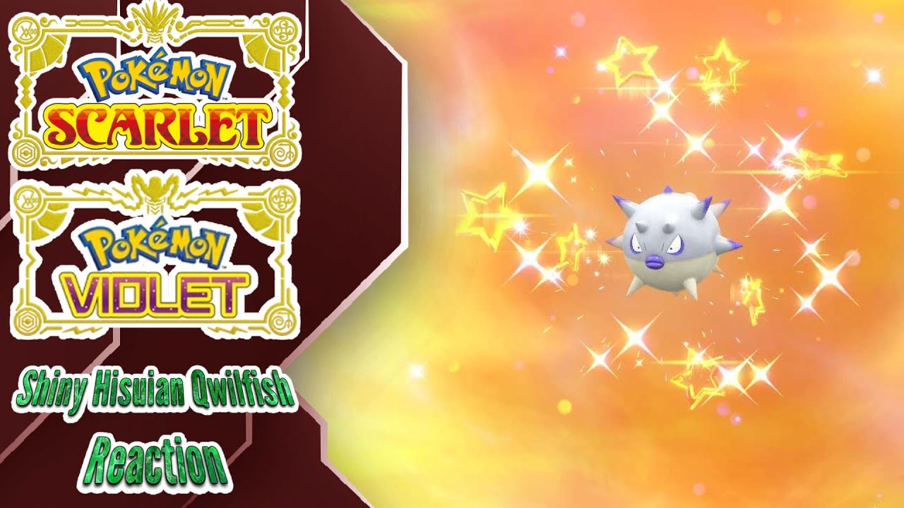 Shiny Hisuian Qwilfish + Evolution! Pokemon Scarlet & Violet! - YouTube