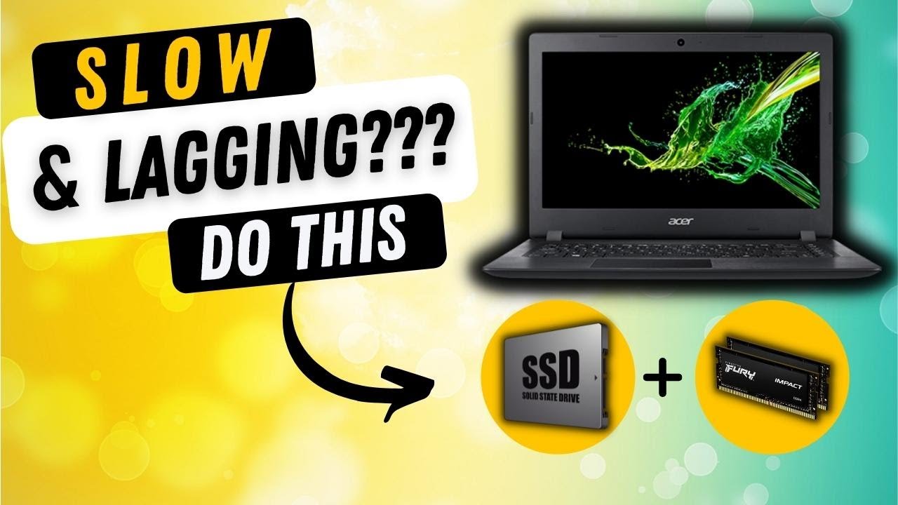 How to Upgrade Acer Aspire 3 A314-21 SSD + RAM | To SpeedUp and Improve ...