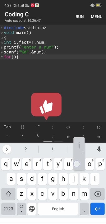 factorial of a number in c programming☝️#coding #viral #program #factorial #reels #shorts - YouTube