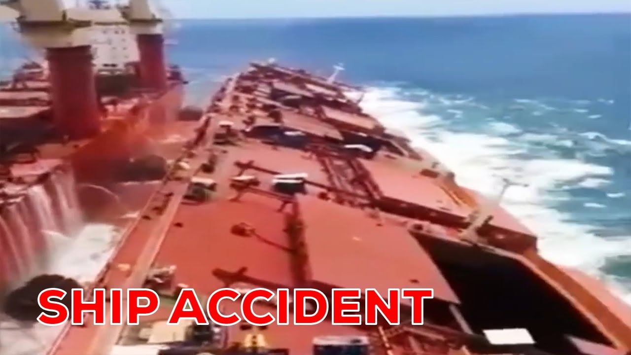 #12 SHIPs ACCIDENTs two ship crash at sea - YouTube