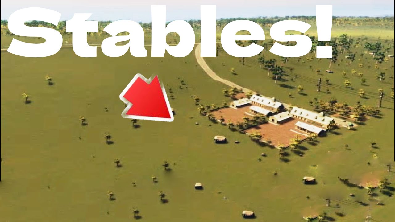 I added horse stables to my city! -Cities Skylines - YouTube