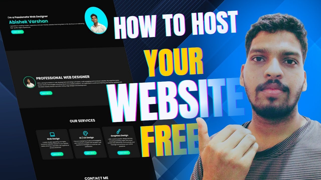 Host Your First Website for Free (Tamil) | Beginner Friendly HTML, CSS ...