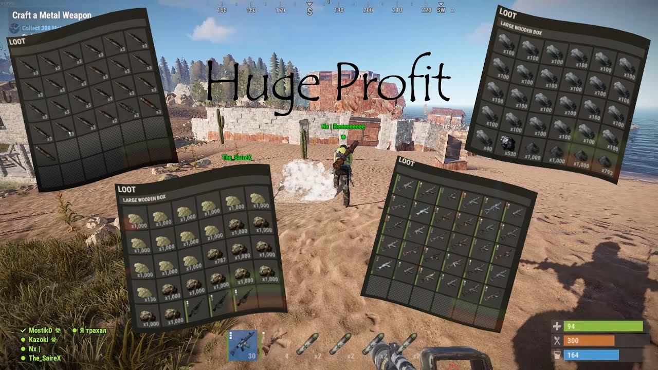 Rust - Raiding R Clan In Rustralsia EU Main ( Crazy Jackpot ) - YouTube