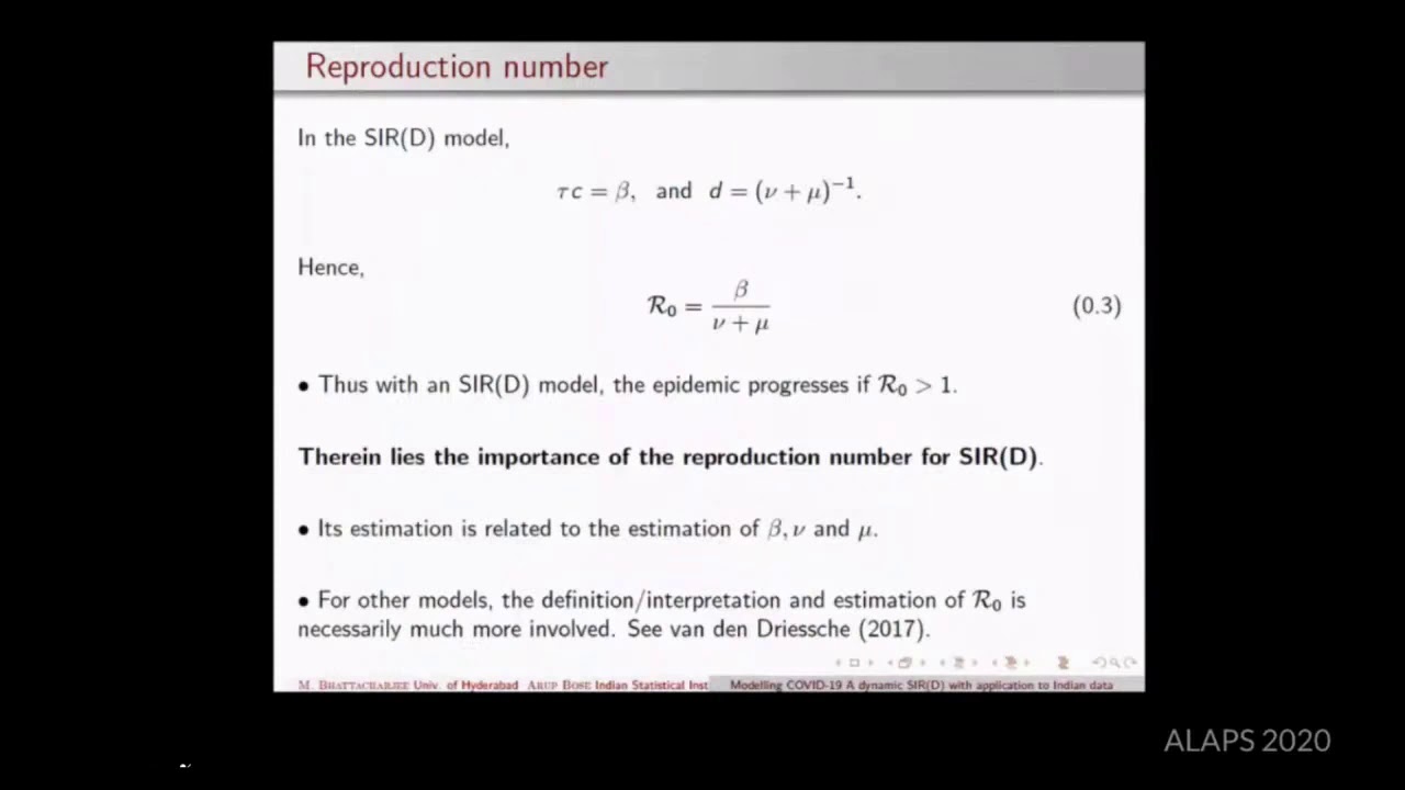 Modelling COVID 19 A dynamic SIRD with application to Indian data ...