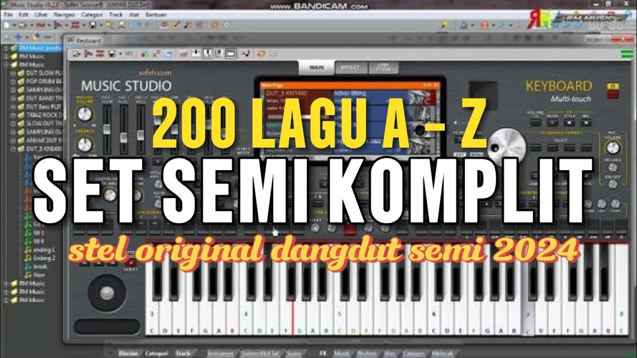 CEK DEMO SET ORG ANDROID SEMI FULL 200 LAGU ORIGINAL SAMPLE KENDANG ...
