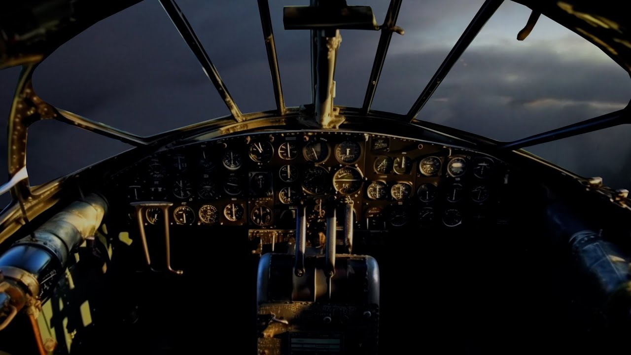 B-29 Superfortress Sound For Relax And Sleep | BLACK SCREEN | 10 HOURS ...