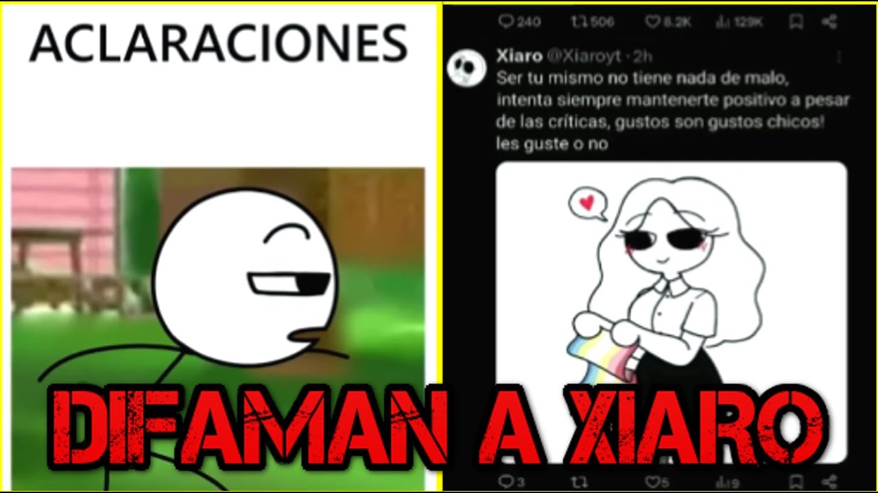 INTENTAN FUNAR A XIARO CON UN EDIT DONDE LA ACUSAN DE LO PEOR... (SE ...