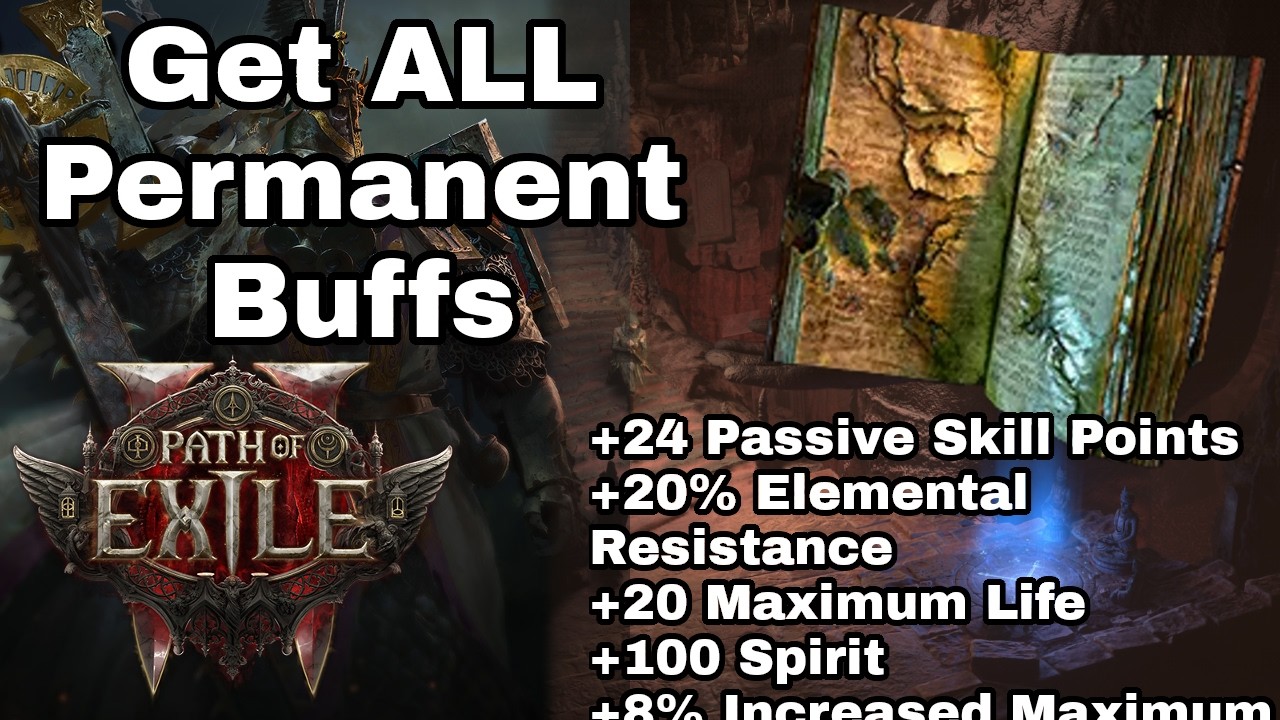 [PoE2] ALL Passive Skill Points & Permanent Stat Buffs in the Campaign ...
