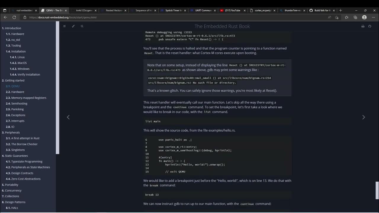 Rust language Embedded System programming PART 3 - YouTube