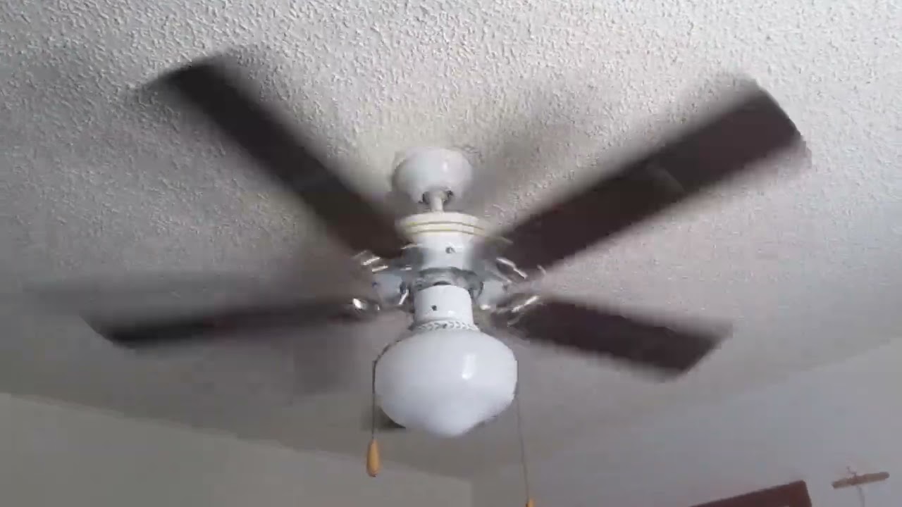 Baseball Bat fan with Hunter fan blades (Full Operation video) - YouTube