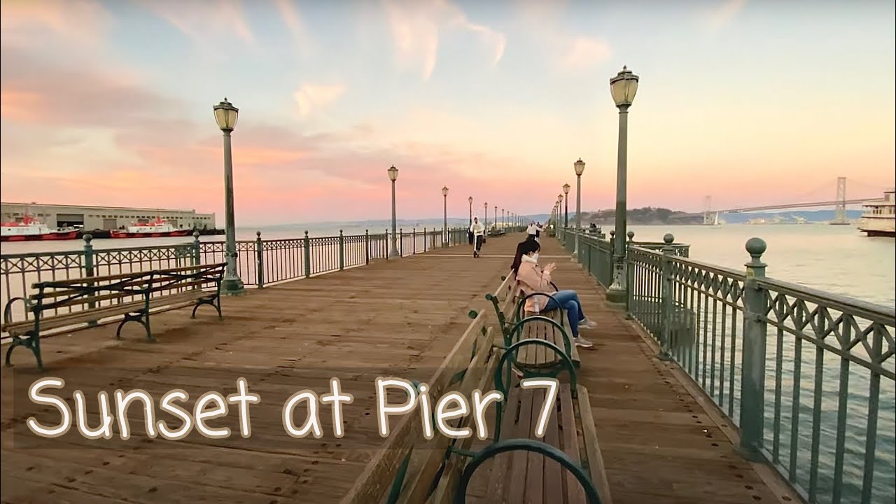 Sunset at Pier 7 & Bay Bridge at night | Hoàng Hôn ở Pier 7 - Bay ...