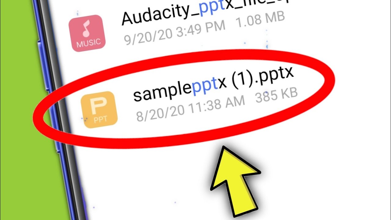 How To Open pptx File In Android YouTube How To Open pptx File In Android YouTube