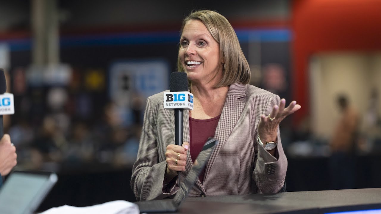 Coach Plitzuweit Interview at Big Ten Women's Basketball Media Day ...