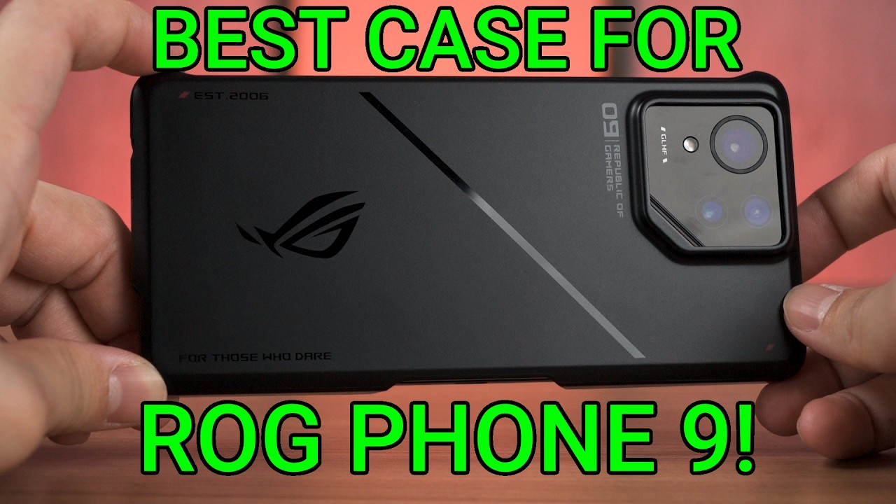 NEW feature & cross-compatible too?! ROG Phone 9 cases review! - YouTube