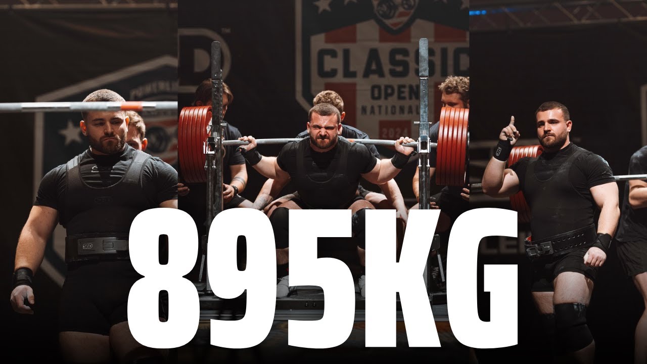 Gavin Adin | 895kg Total Guest Class | Powerlifting America Nationals ...