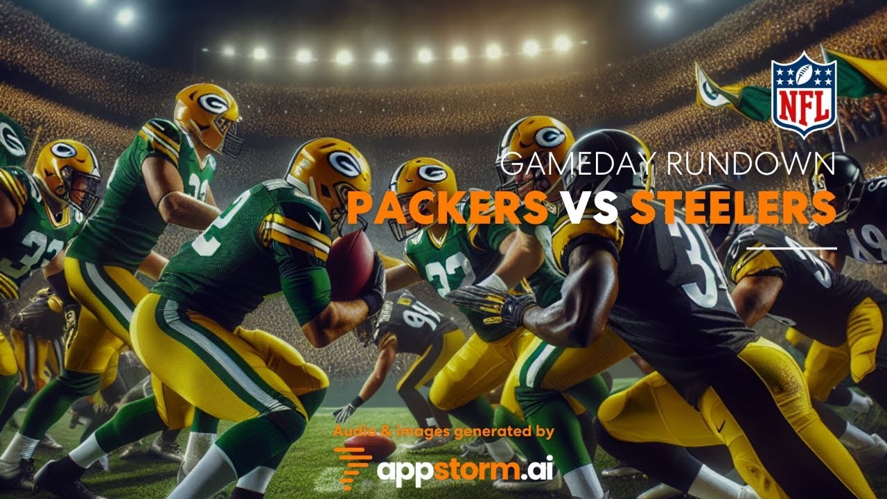 Gameday Rundown Pittsburg Steelers vs. Green Bay Packers | NFL 2023 ...