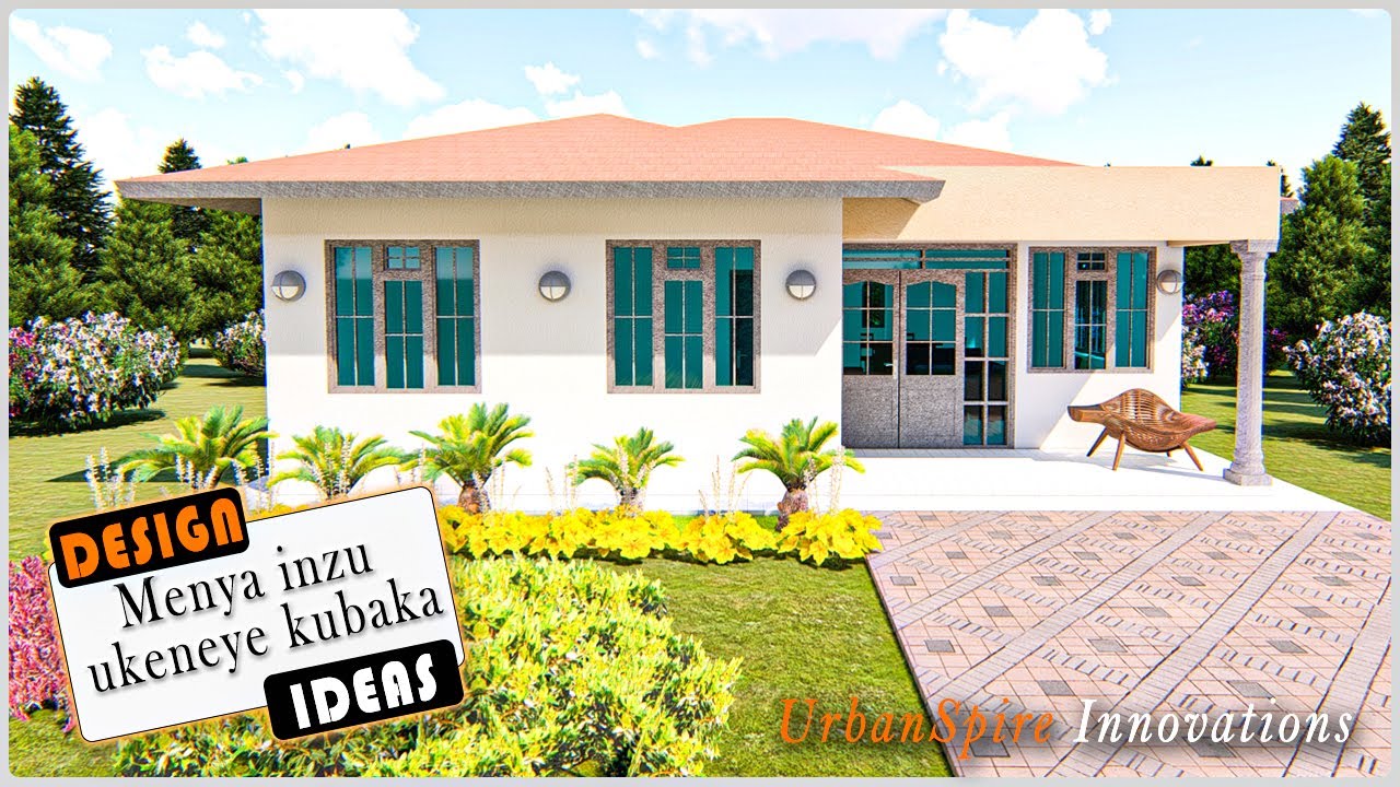 Noneho iyinzu mbazaniye ntabwo ihenze kuyubaka Modern simple house ...