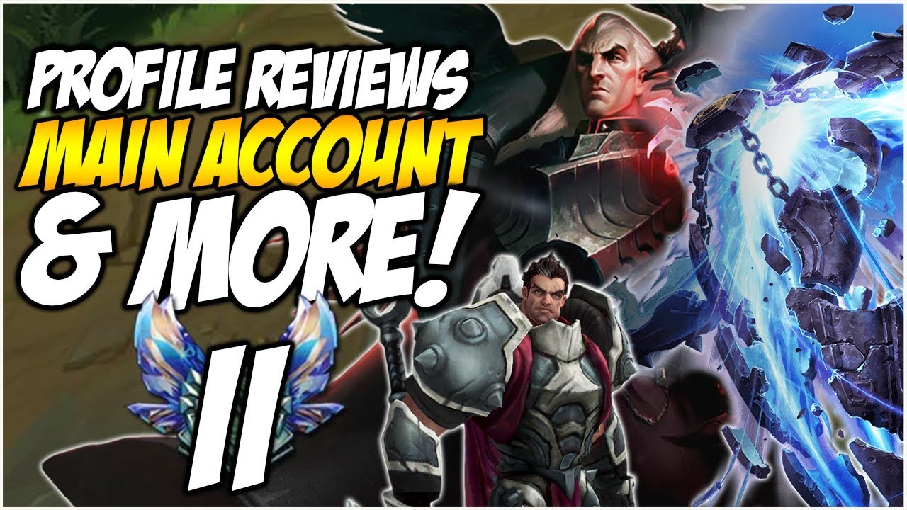 PROFILE REVIEW OF MYSELF! & MORE! | League of Legends - YouTube