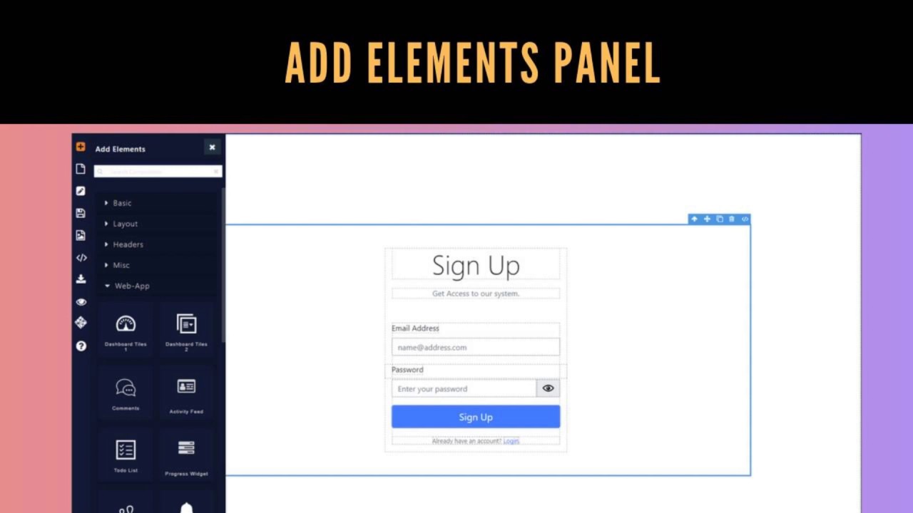 Add Elements Panel Gridbox Ui Tutorial Youtube 4172