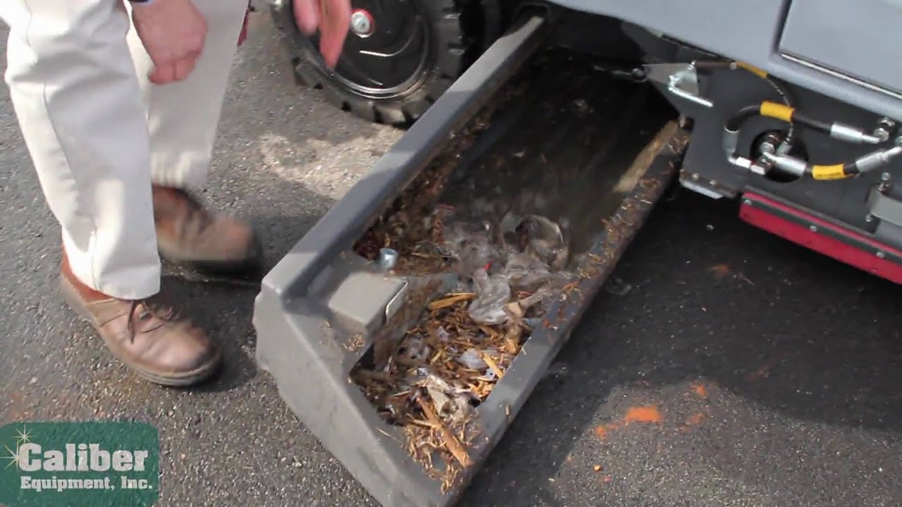 Advance Condor XL Floor Scrubber Sweeper Features - YouTube