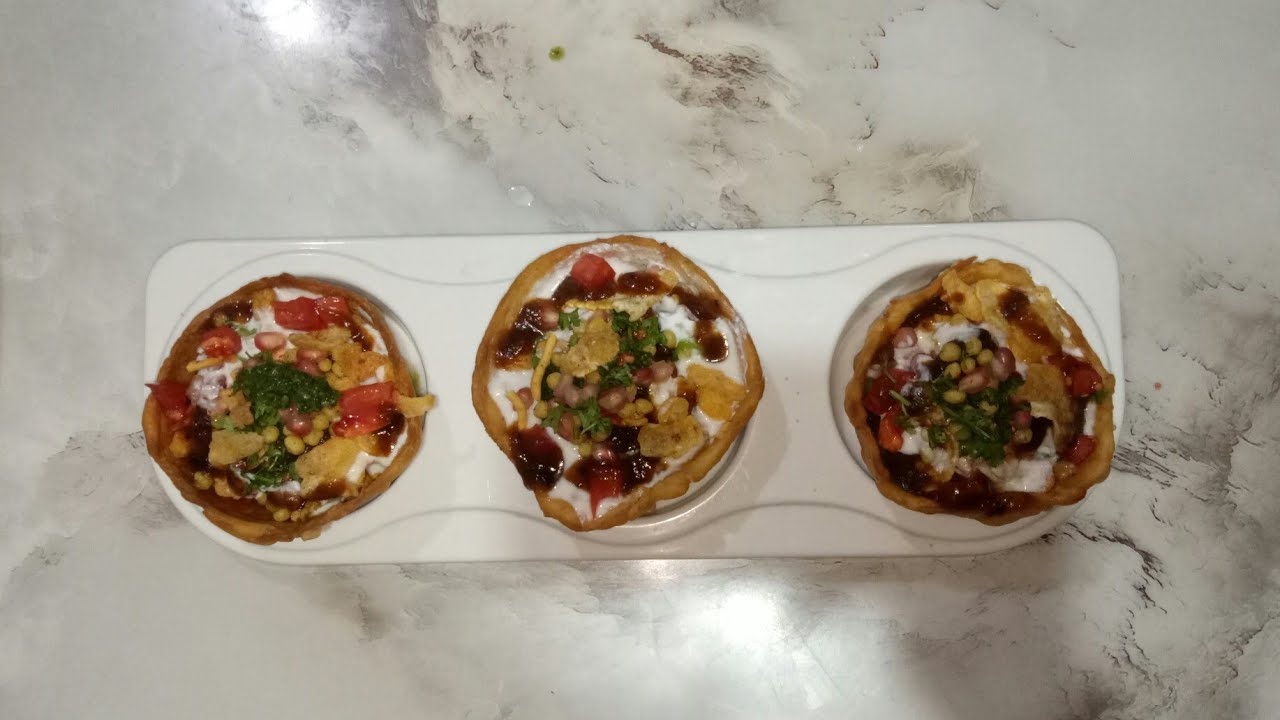 Katori chaat recipe | chaat katori recipe | how to make katori chaat ...