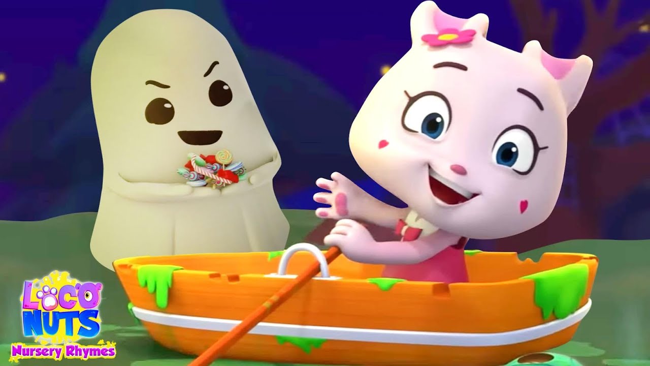 Row Row Row Your Boat Down The Spooky Stream, Halloween Song by Loco ...