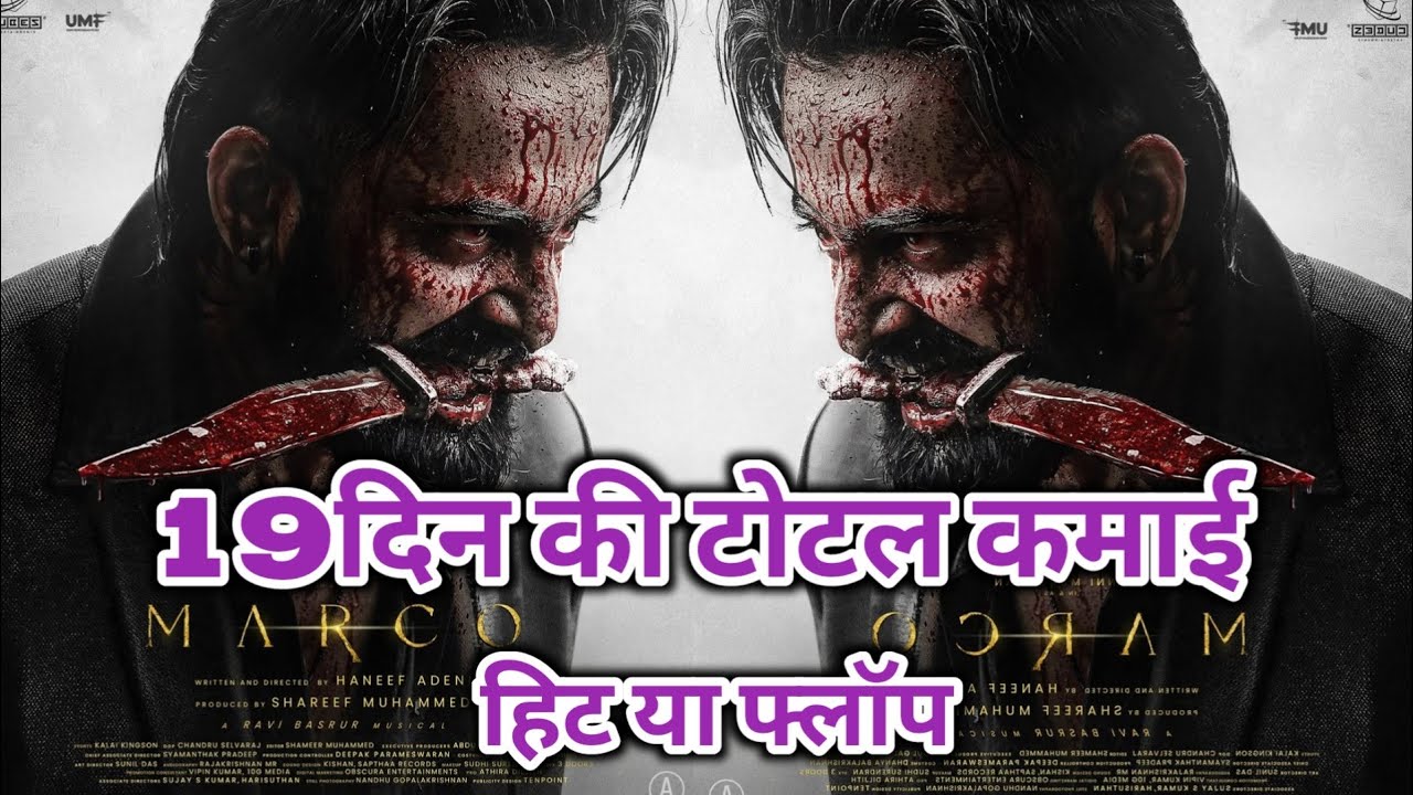 Marco Movie Box Office Collection Day 19 || Marco Box Office Collection ...